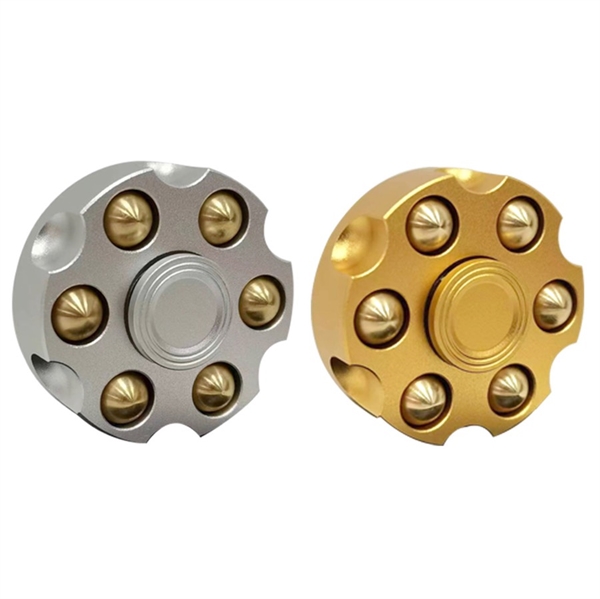 Fidget Spinner med Revolver Drum⎮Stilfuld Stresslindring